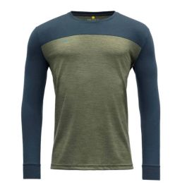 Majica z dolgimi rokavi Devold Norang - Lichen Melange/Night